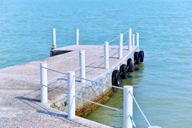 Stone pier stock photo. Image of dock, cruise, pier, leisure - 80373538