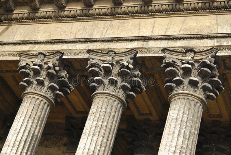 Stone Pilasters stock photo. Image of cathedral, architecture - 25864450