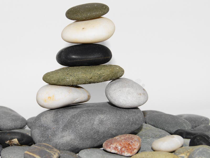 Stone pile 3 stock image. Image of balancing, building - 17937213