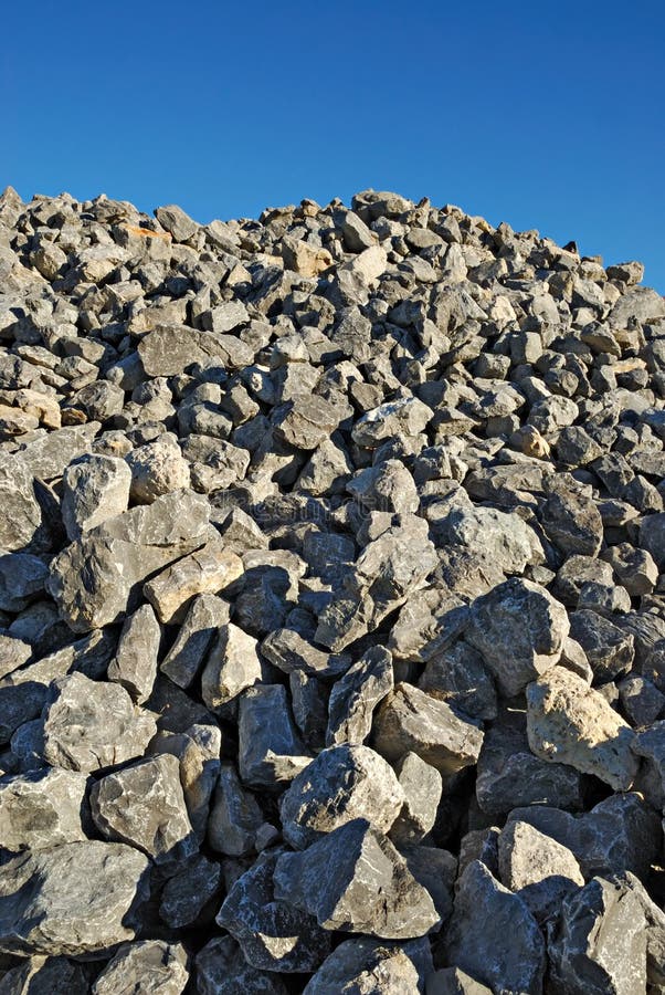 Stone Pile stock image. Image of blue, pile, background - 3529301