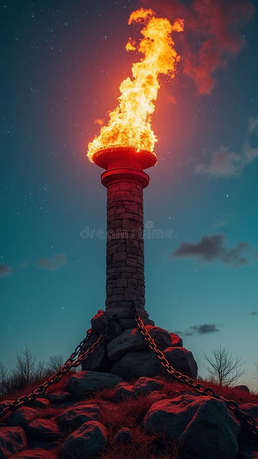 Fiery Stone Pillar Stock Photos - Free & Royalty-Free Stock Photos from ...