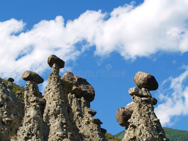 Stone pillars stock photo. Image of geological, erosion - 22451242