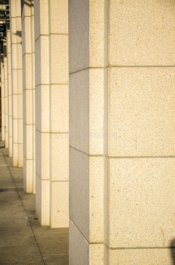 The Stone Pillars stock image. Image of reinforced, brick - 72276129