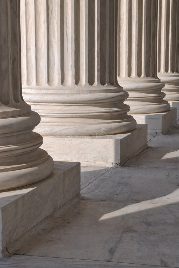 Stone Pillars stock image. Image of justice, clouds, education - 34558345