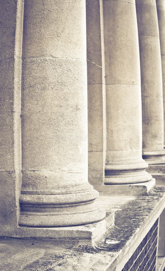 Stone pillars stock image. Image of column, district - 61317385