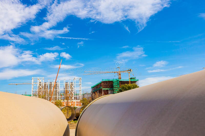 Stone Pipes with Resistant Glaze Placed on the Ground in Front ...