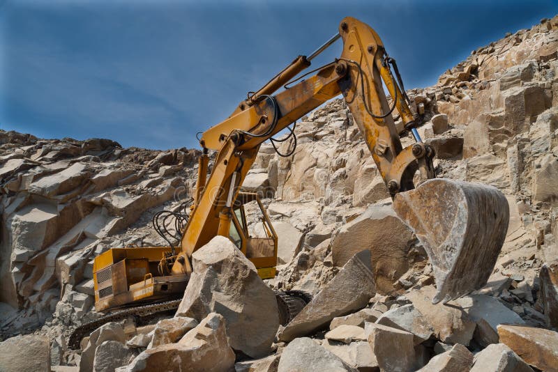Stone pit - Quarry stock image. Image of technology, landscape - 39937275