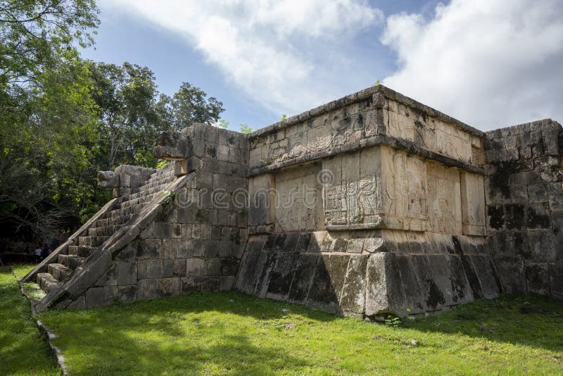 Mexico - Yucantan Peninsula - Chichen Itza - the Venus Platform Stock ...