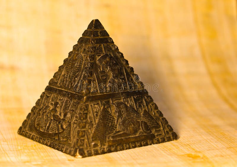 Stone Pyramid Figurine stock image. Image of sculpture - 22284029