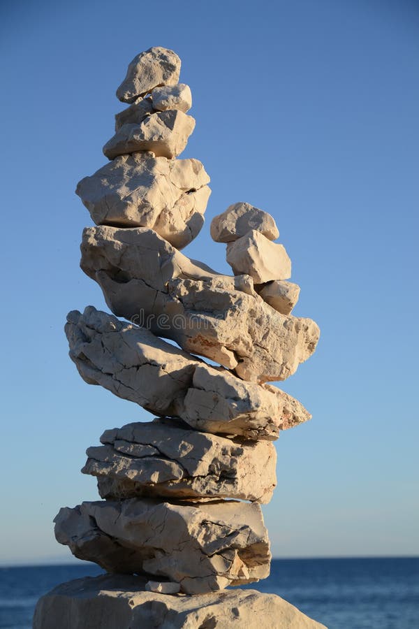 Stone pyramid stock photo. Image of pyramid, smooth, serenity - 44276012