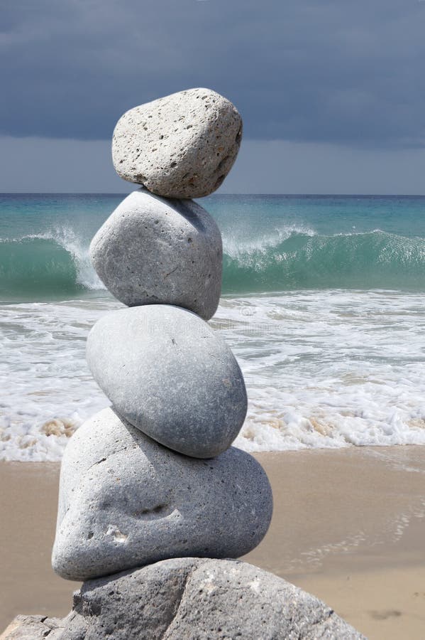 Stone pyramid stock photo. Image of balanced, tower, stone - 46566664