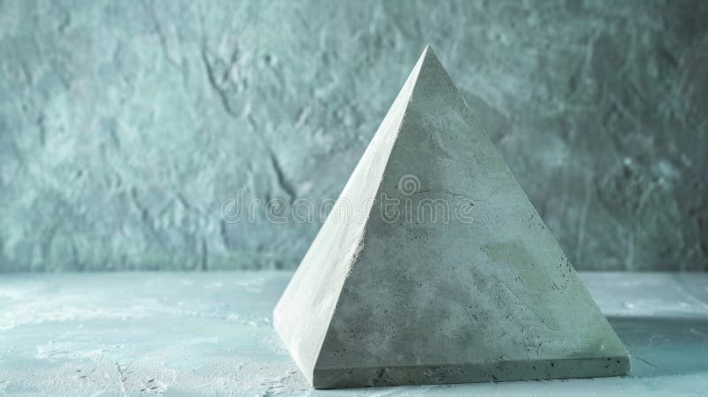 Stone Pyramid on Table stock photo. Image of centerpiece - 314666752