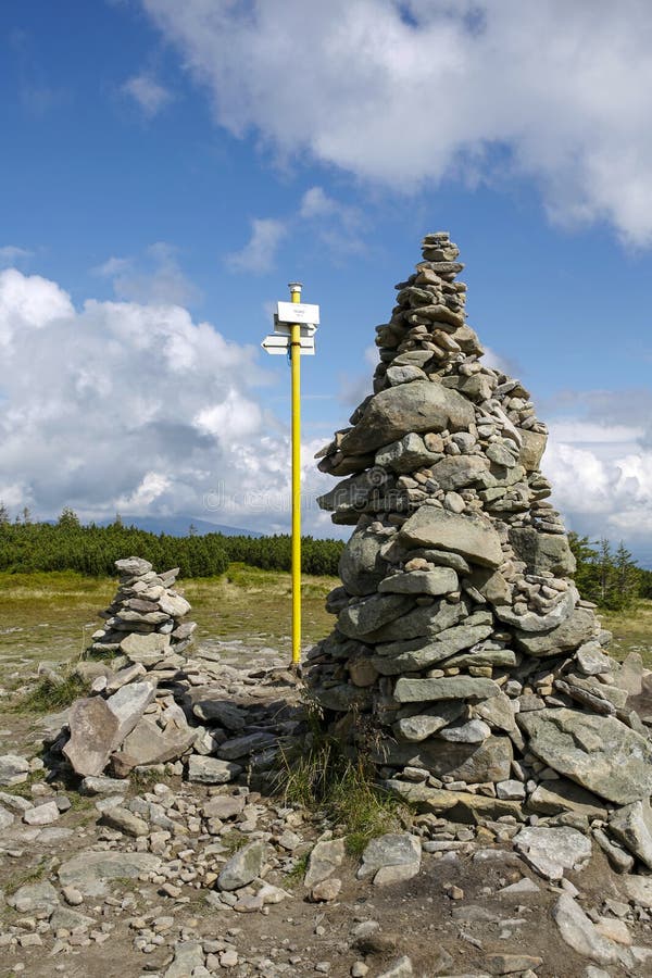 Stone Pyramid Mountain, Slovakia Stock Photo - Image of outdoor, cloud ...
