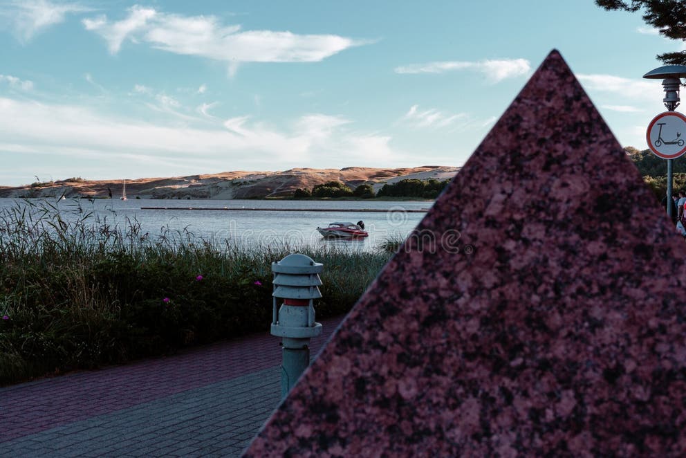 Stone pyramide monument stock photo. Image of reflection - 254131374