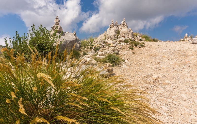 Stone Pyramids in National Park Lovcen, Montenegro Stock Photo - Image ...