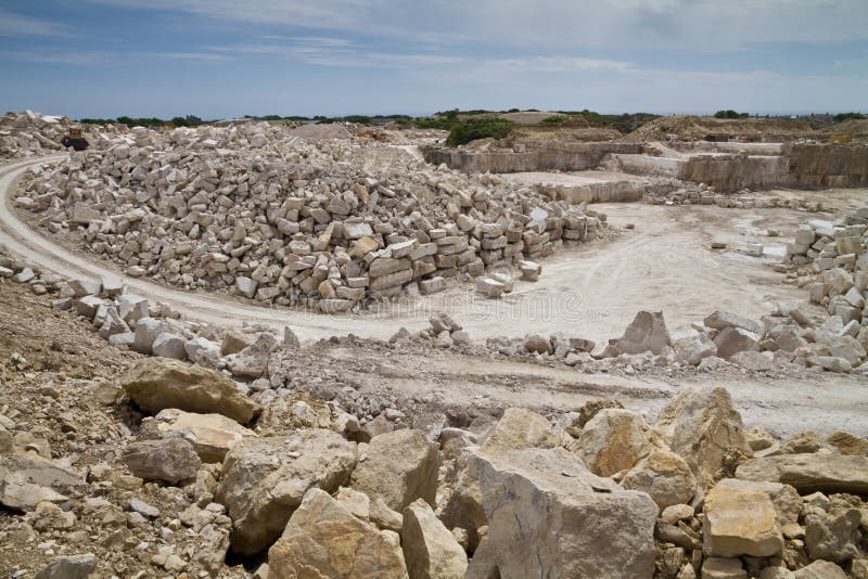 Stone Quarry stock photo. Image of quarry, industrial - 14615004