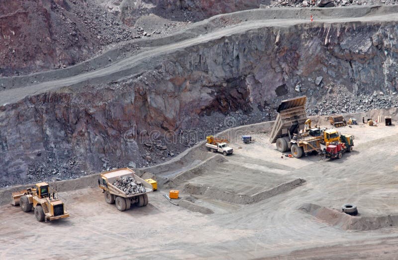 Stone Quarry. stock photo. Image of repair, quarry, granite - 19839418
