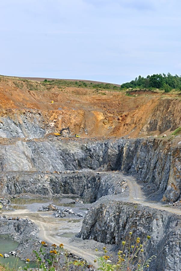 Stone quarry stock photo. Image of male, danger, objects - 25462214