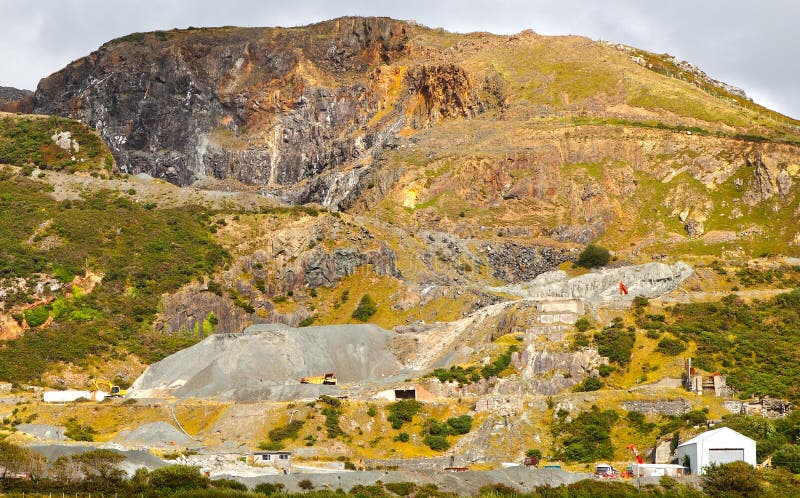 Stone quarry stock photo. Image of wales, working, manufacturing - 27076800