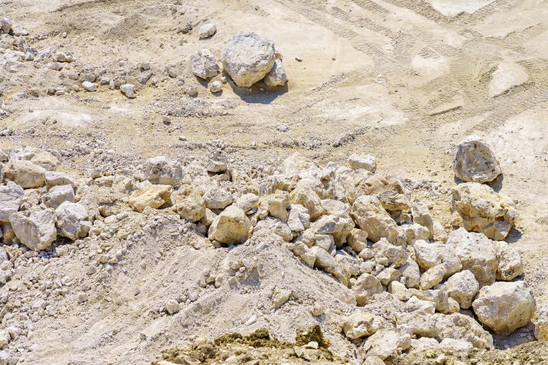 Stone Quarry. Background with Selective Focus and Copy Space Stock ...