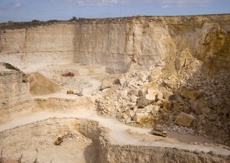 Stone quarry stock photo. Image of extracted, excavation - 30490928