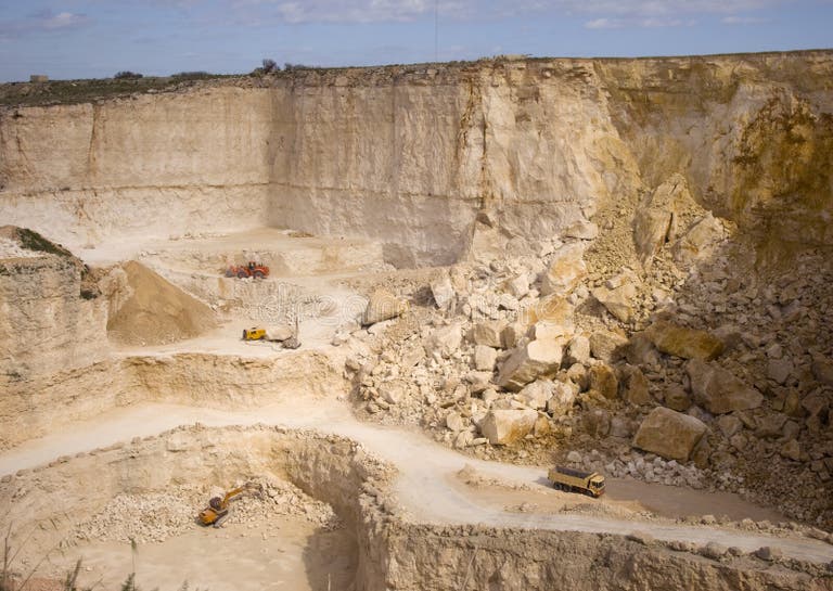 Stone quarry stock photo. Image of extracted, excavation - 30490928