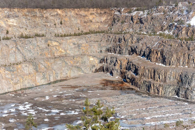 Stone Quarry for the Production of Crushed Stone and Gravel for Use in ...