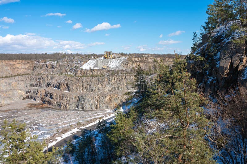 Stone Quarry for the Production of Crushed Stone and Gravel for Use in ...