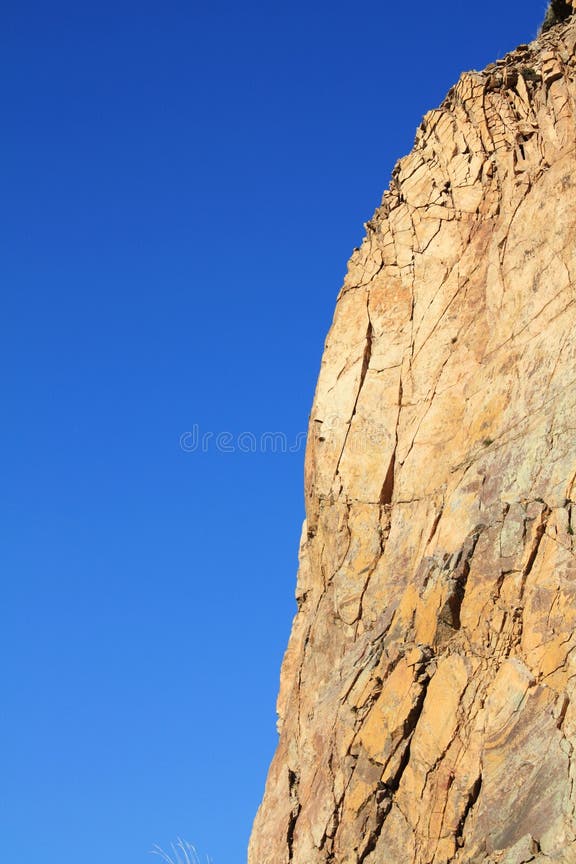 Stone Quarry Steep Cliff Abbys Rock Stock Image - Image of czechm ...