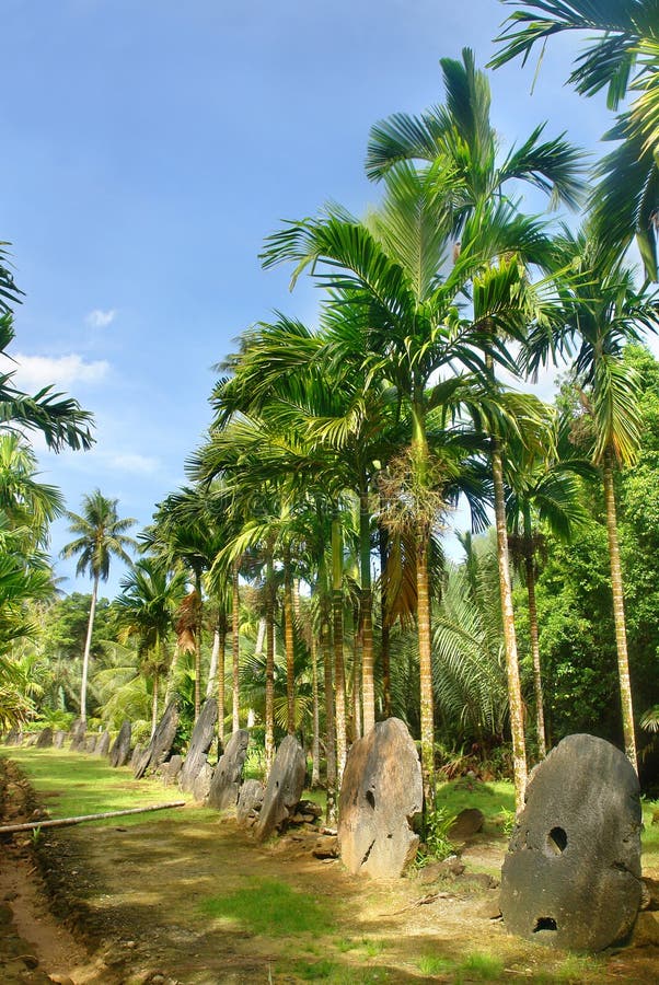 Rai, or Stone Money on the Island of Yap, Micronesia Stock Photo ...