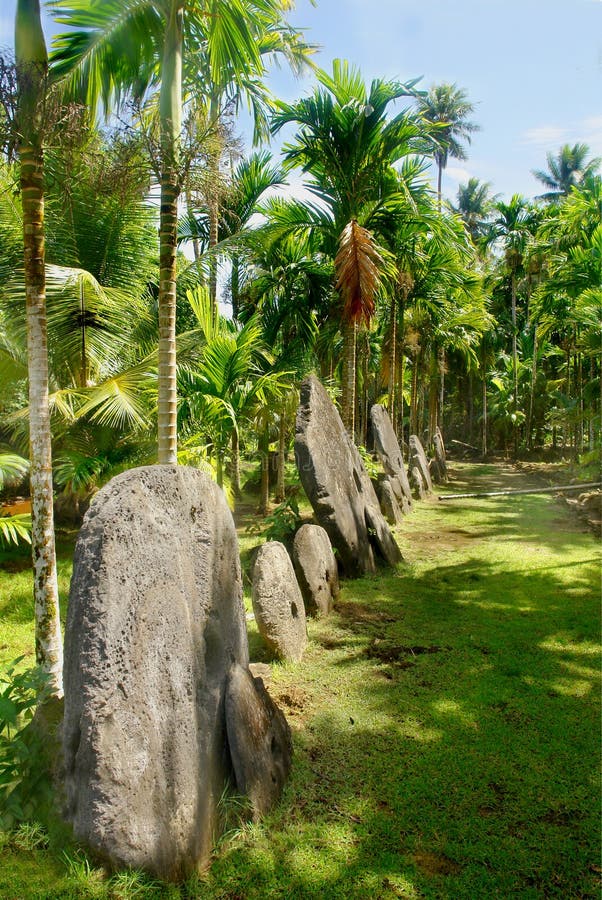 Rai, or Stone Money on the Island of Yap, Micronesia Stock Image ...