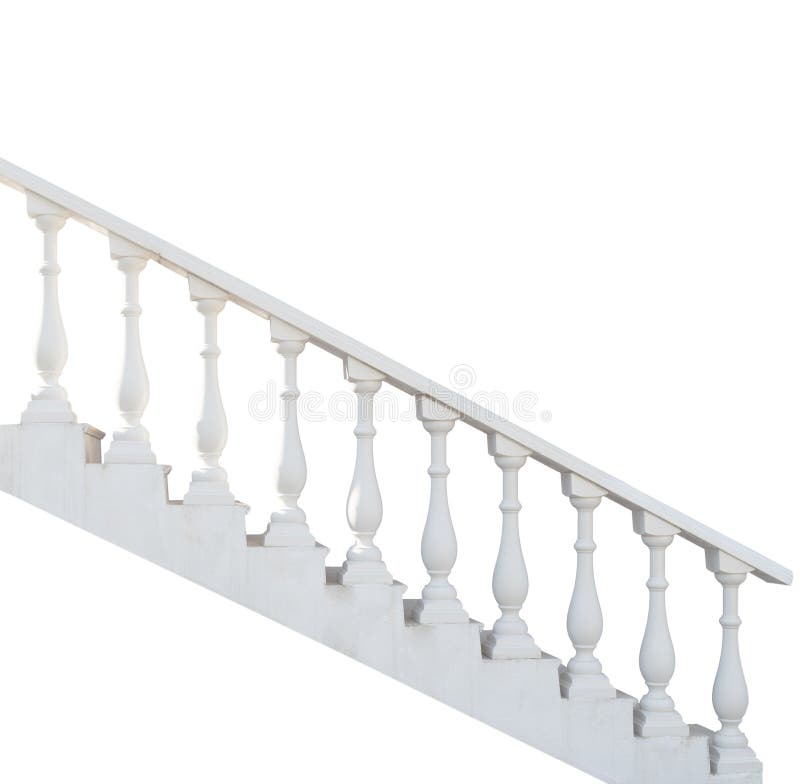Stone railing isolated stock photo. Image of wall, columns - 235260018