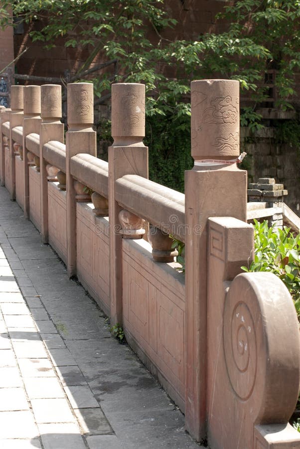 Stone railing stock illustration. Illustration of culture - 31608106
