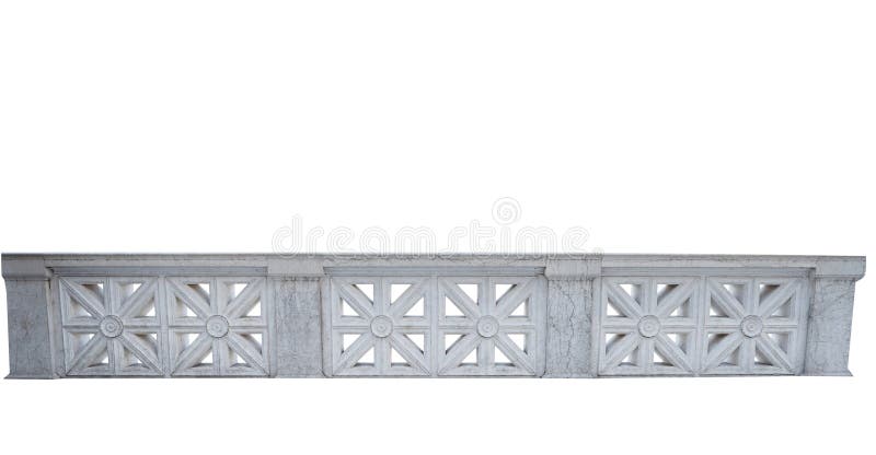 Stone railings in Rome stock photo. Image of cement - 295471252