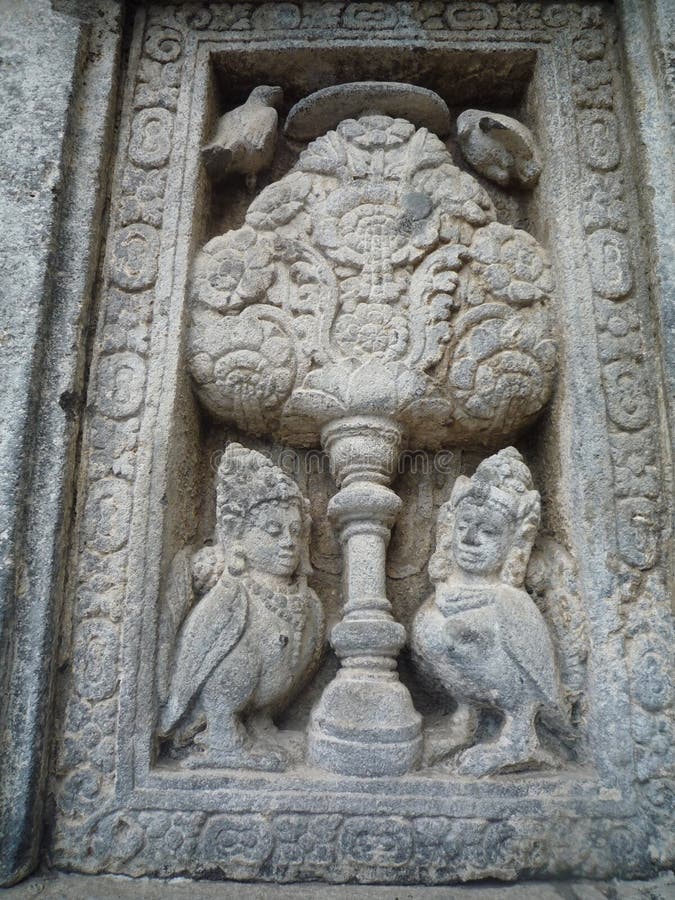 Stone Reliefs in Prambanan Temple Stock Image - Image of rock, carving ...