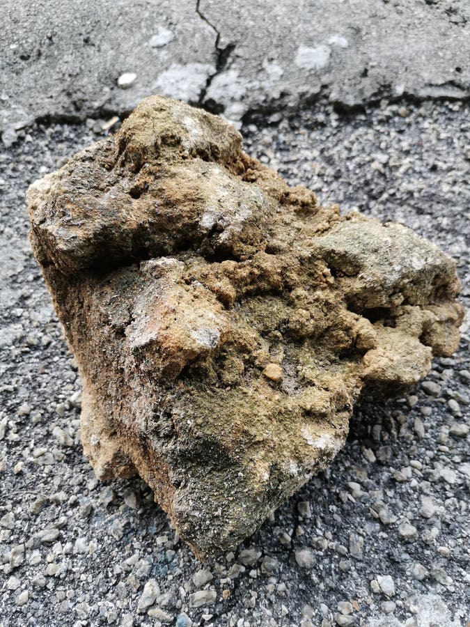 The Stone Resembles a Strange Face Stock Image - Image of hard, texture ...