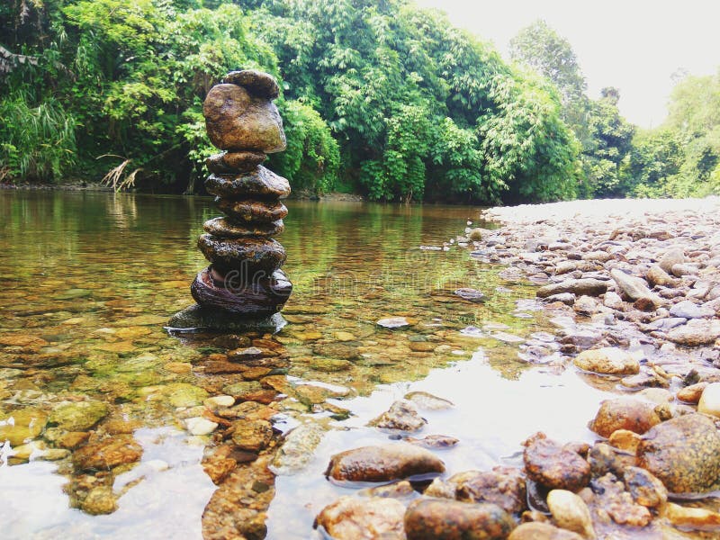 Stone River stock image. Image of holiday, malaysia, river - 83069939