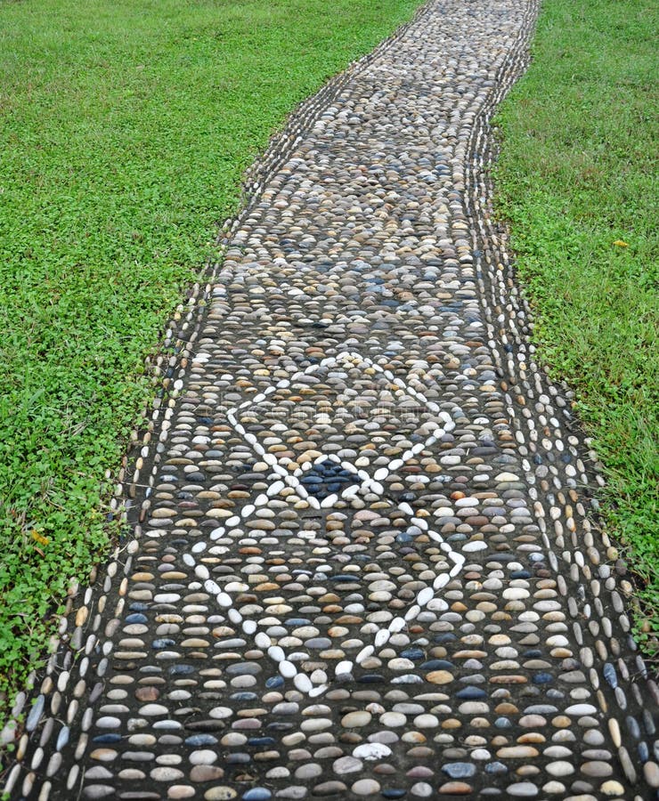 Stone Road stock image. Image of curve, park, background - 16398245