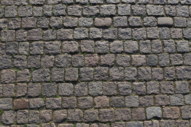 Stone Road Background Texture. Textured Background of Cobblestone Road ...