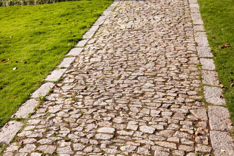 Stone road stock image. Image of background, park, gray - 30988943