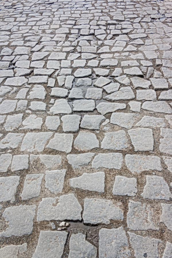 Texture of a Road Covering from a Natural Stone Stock Photo - Image of ...