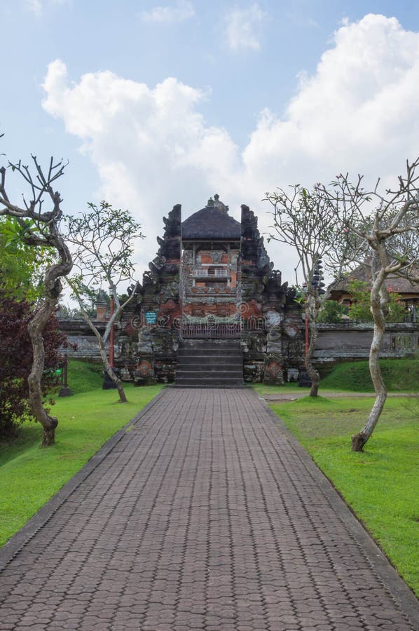 Stone road to temple gate stock photo. Image of exotic - 45078800