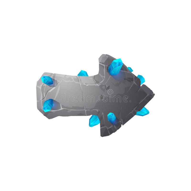 Stone Rock Icon, Cobblestone or Debris of the Mountain, One Huge Stone ...