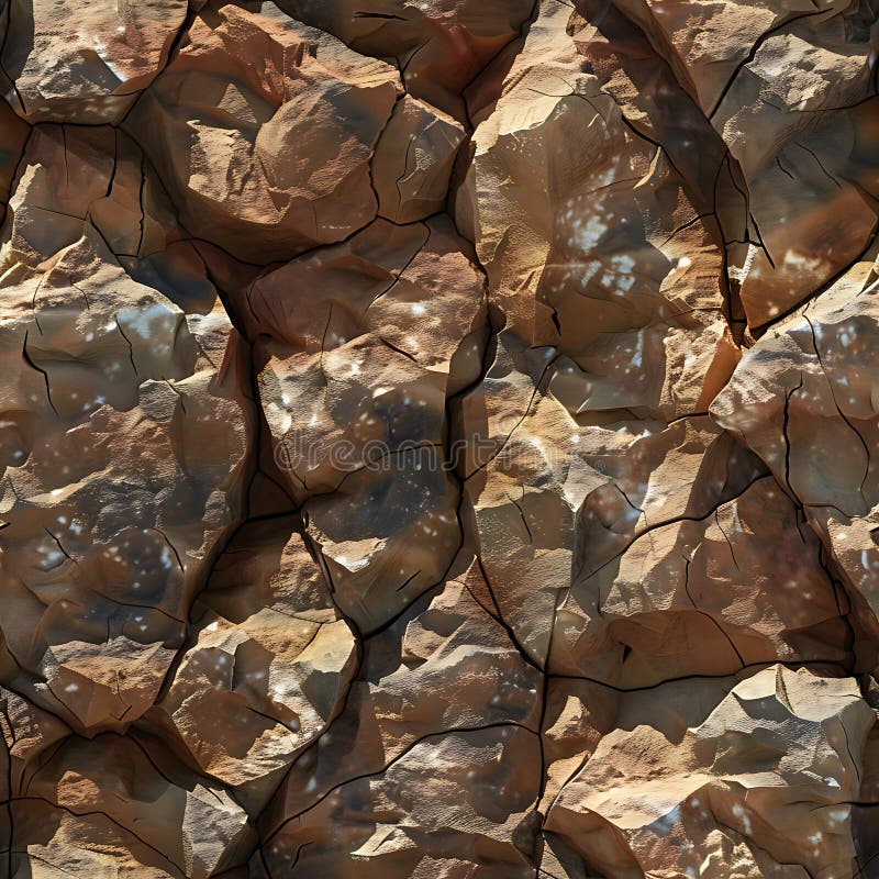 Stone Rock Face Texture in a Seamless Repeating Pattern Stock ...