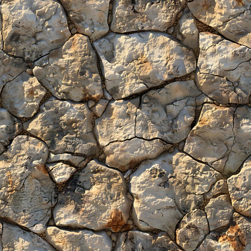 Stone Rock Face Texture in a Seamless Repeating Pattern Stock ...