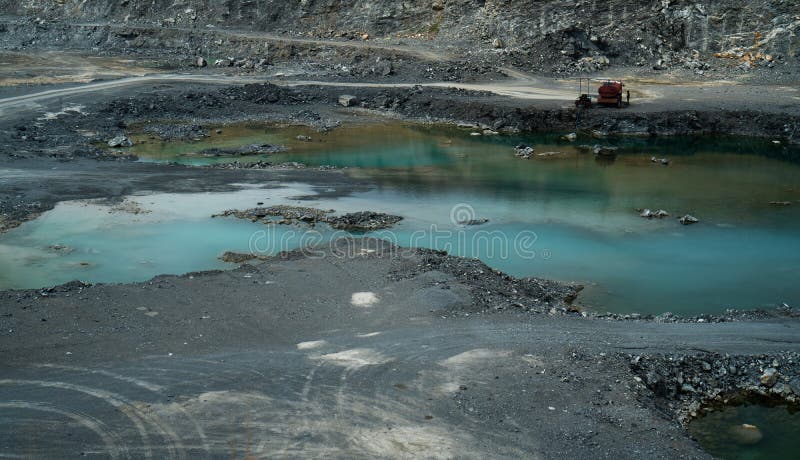Stone rock mining area stock photo. Image of ground - 117728470