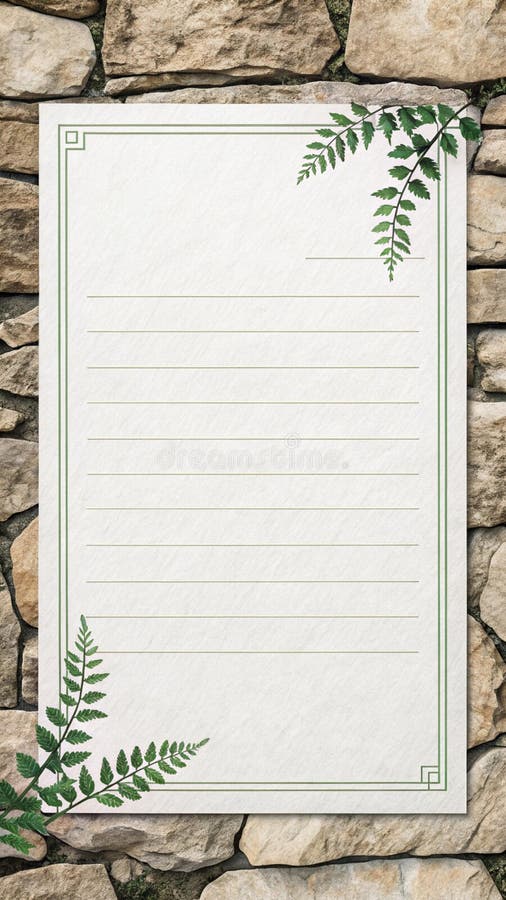 Stone Rock Border Paper Texture Natural and Rugged Stock Illustration ...