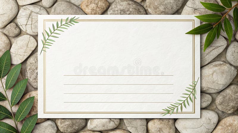 Stone Rock Border Paper Texture Natural and Rugged Stock Illustration ...