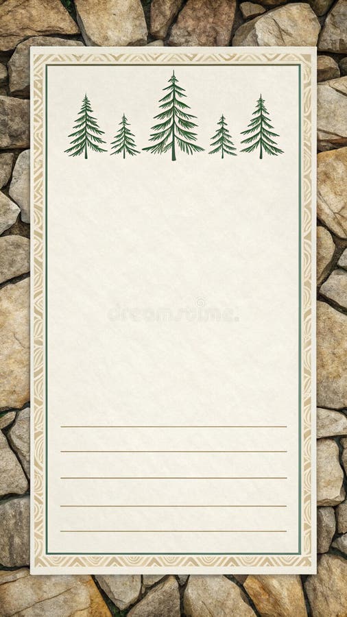 Stone Rock Border Paper Texture Natural and Rugged Stock Illustration ...