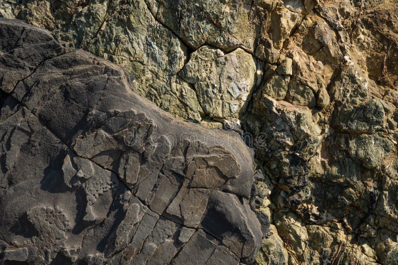 Stone, Rock, Textured Texture for Design Use. with a Green Tint Stock ...